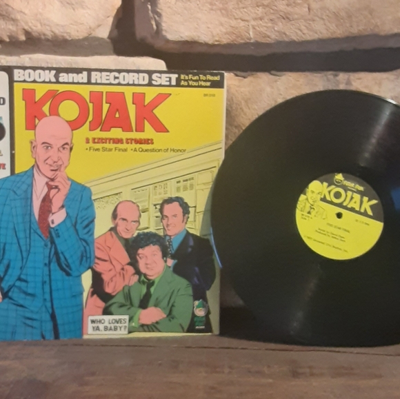 Kojak | Other | Vintage 977 Kojak Collectible Book Record Set G | Poshmark